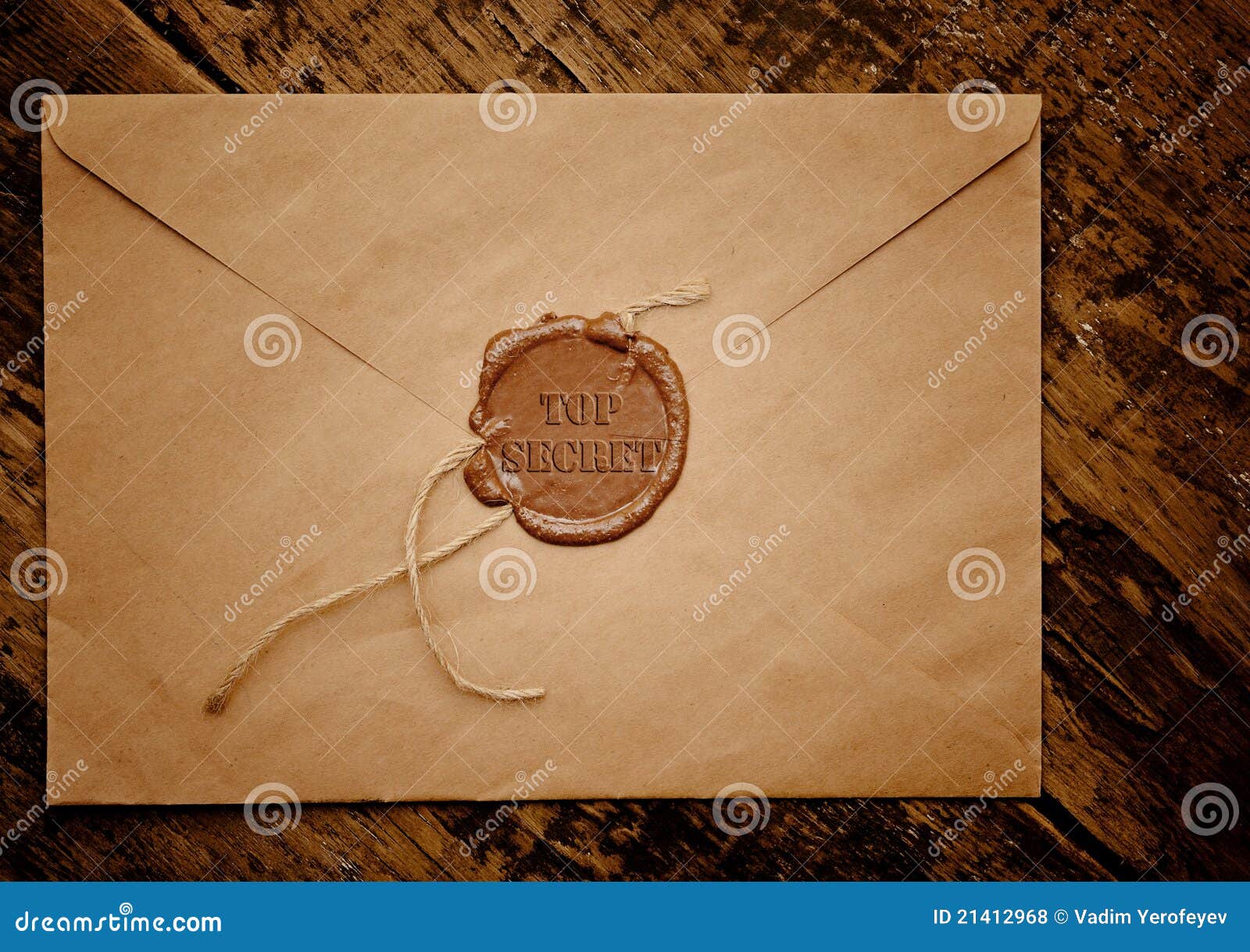 Top Secret Envelope with Stamp Stock Photo - Image of note, business ...