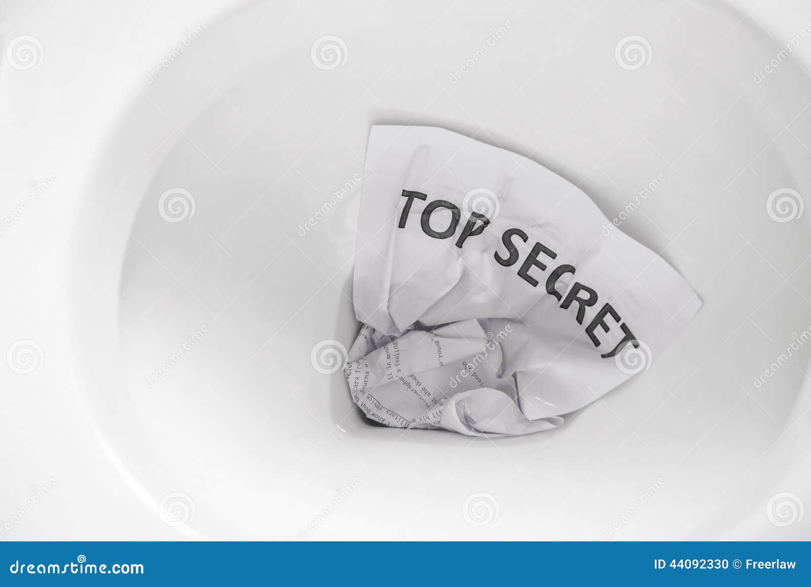 Destroy Top Secret Documents. Shredder Cuts Concept Prints Stock Photo ...