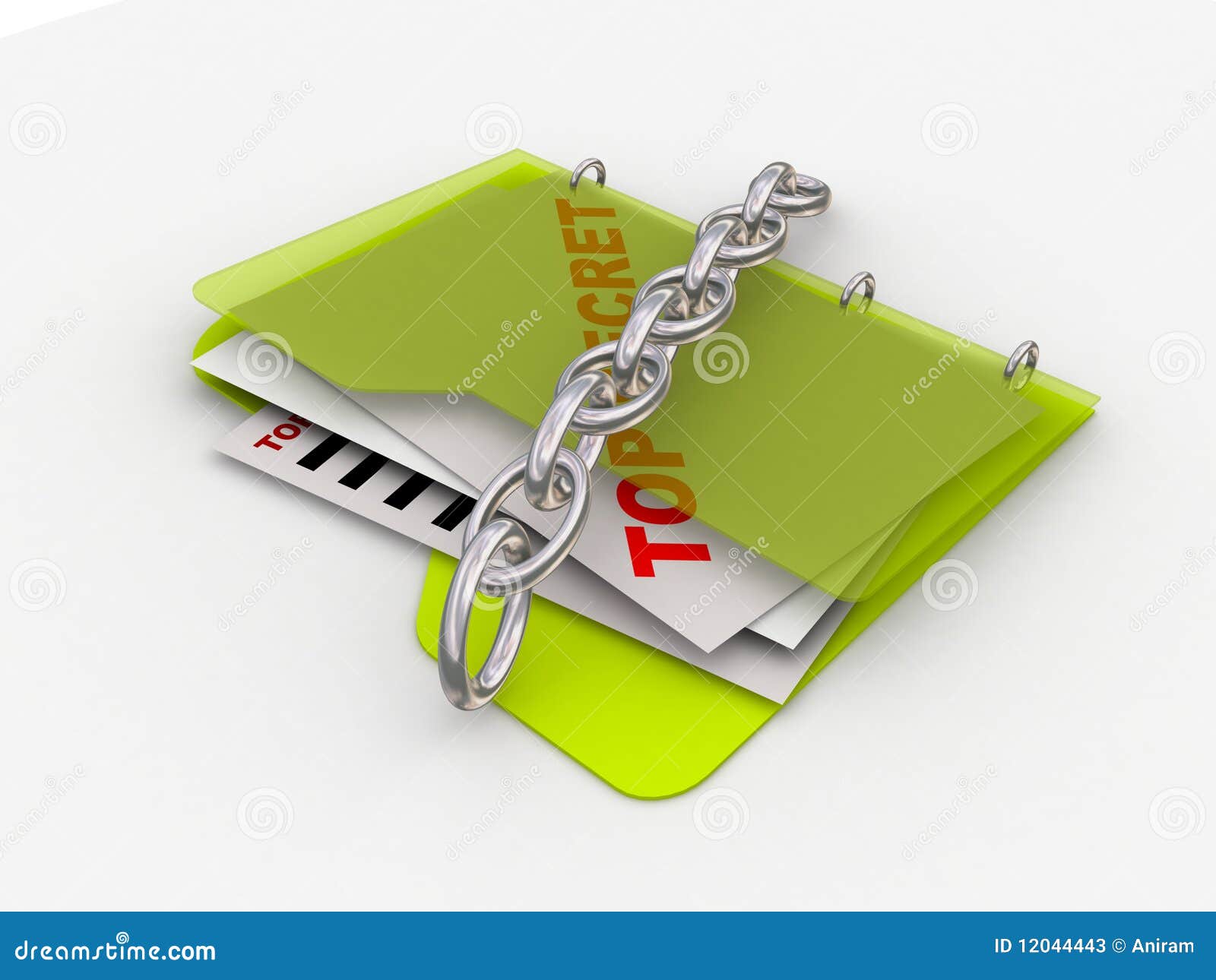 Top Secret Folder Icon, Cartoon Style Vector Illustration ...