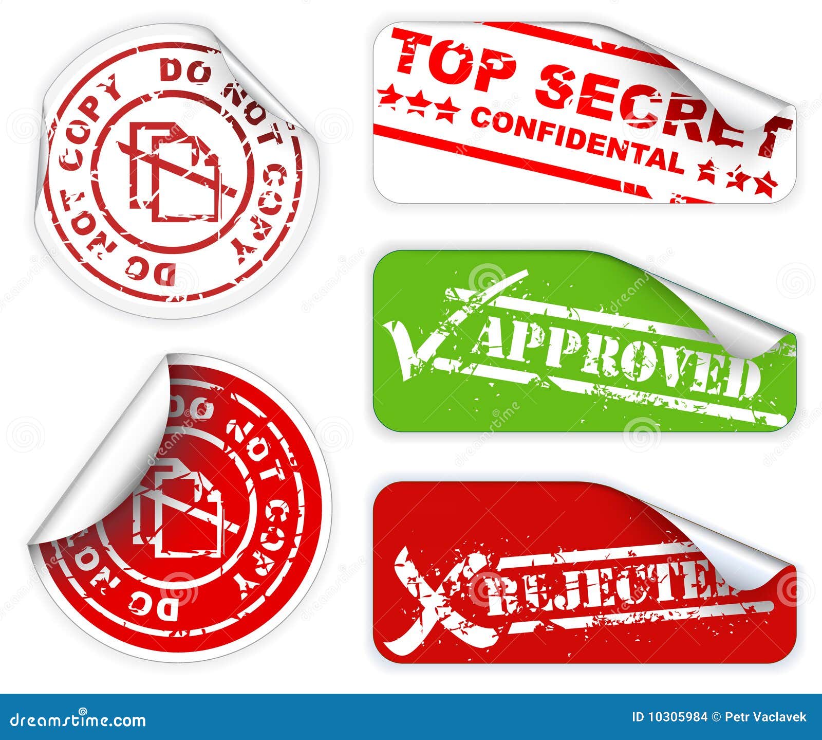 Top Secret Labels and Stickers Stock Vector - Illustration of business ...