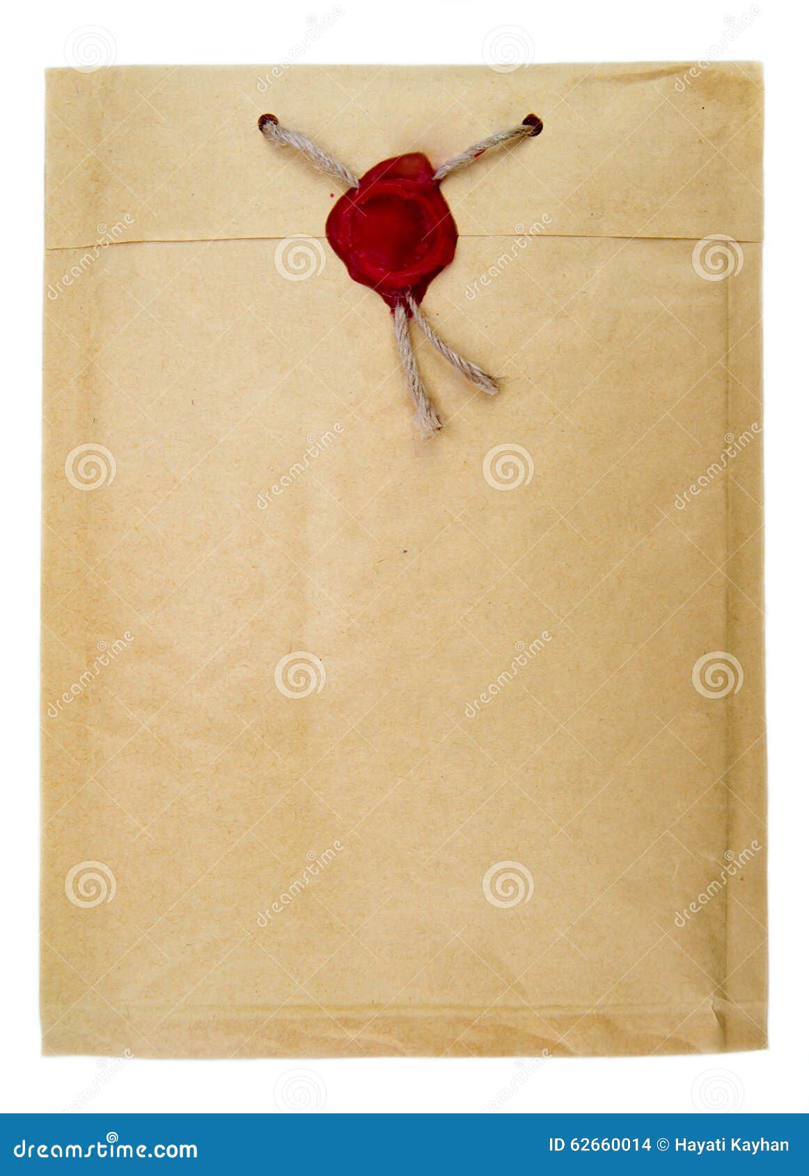 Top Secret Mail with Rope and Wax Seal Stock Photo - Image of document ...