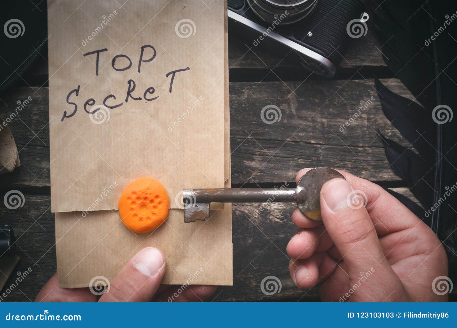Top secret message. stock image. Image of place, hand - 123103103