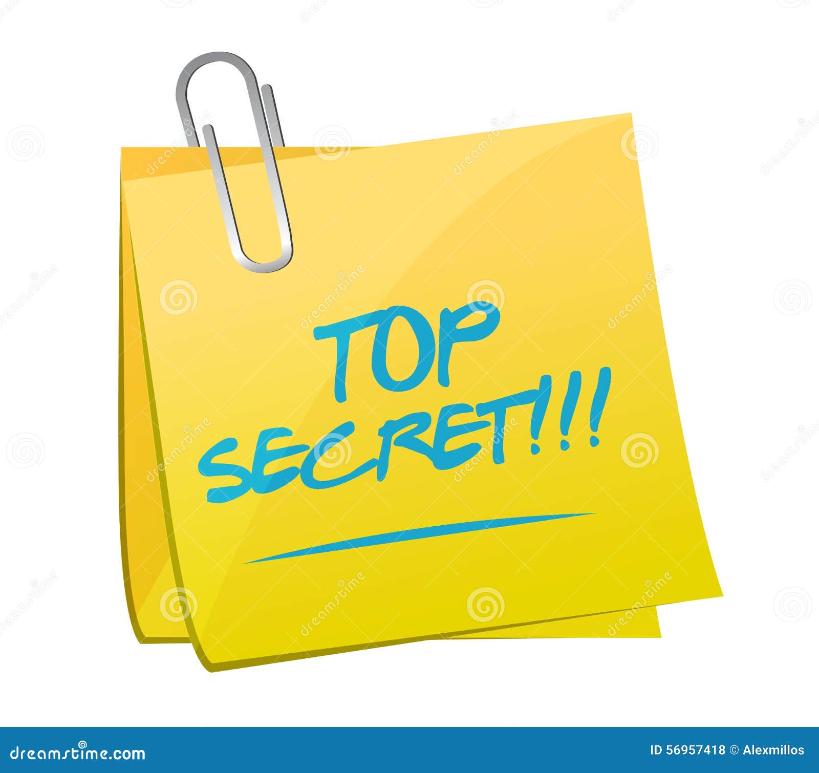 Top Secret Post Message Illustration Design Stock Illustration ...