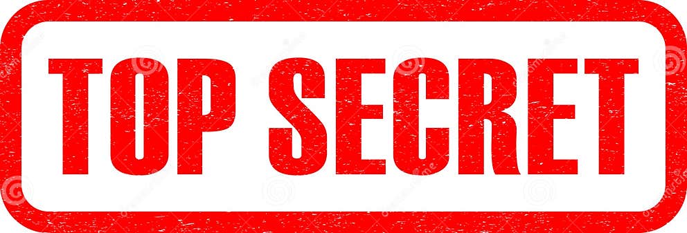 Top Secret Red with Noise Icon, Red Top Secret Stamp with Noise, Top ...