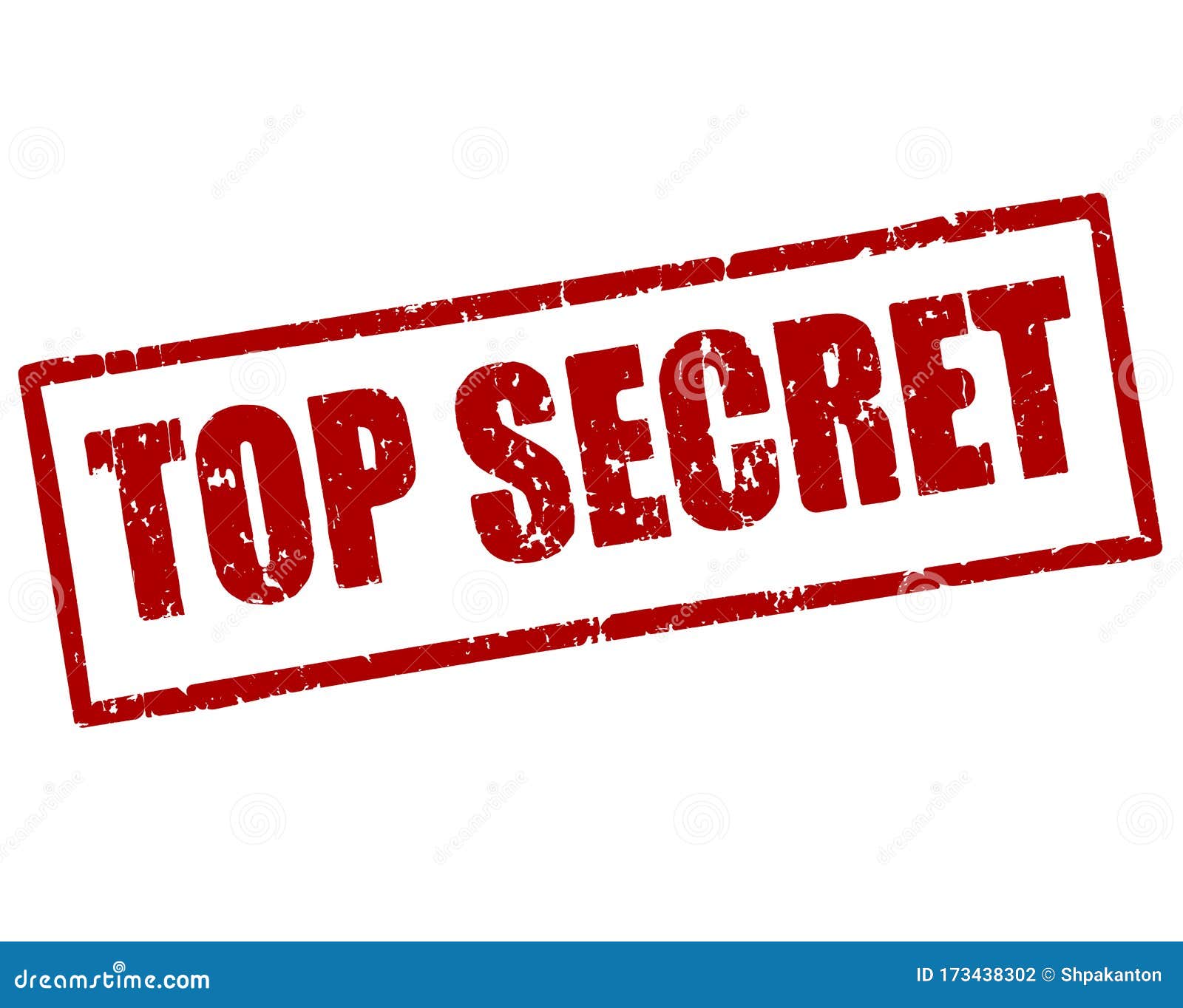 Top Secret Red Vector Rubber Stamp for Your Design Stock Vector ...