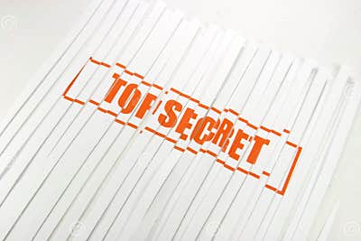 Top Secret shredded paper stock photo. Image of confidential - 6747232