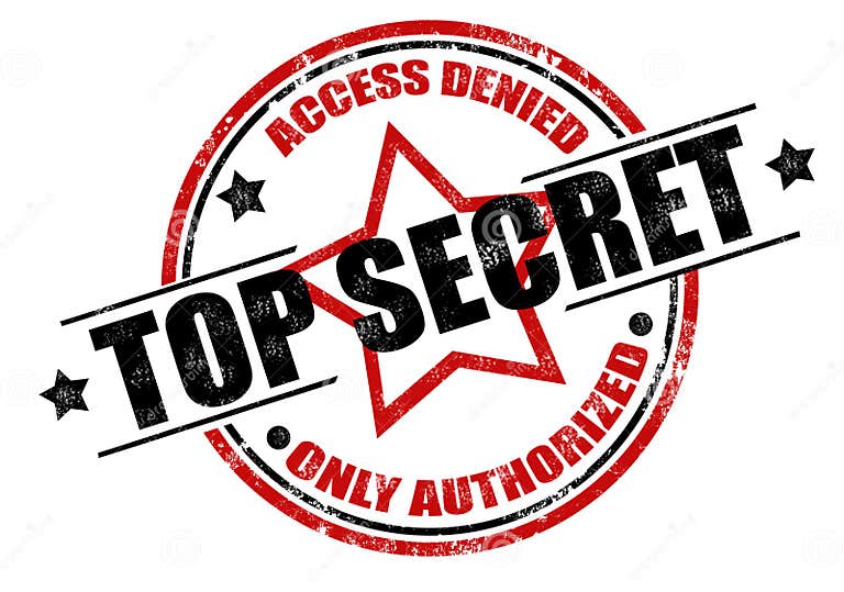 Top secret stamp stock vector. Illustration of important - 21597157