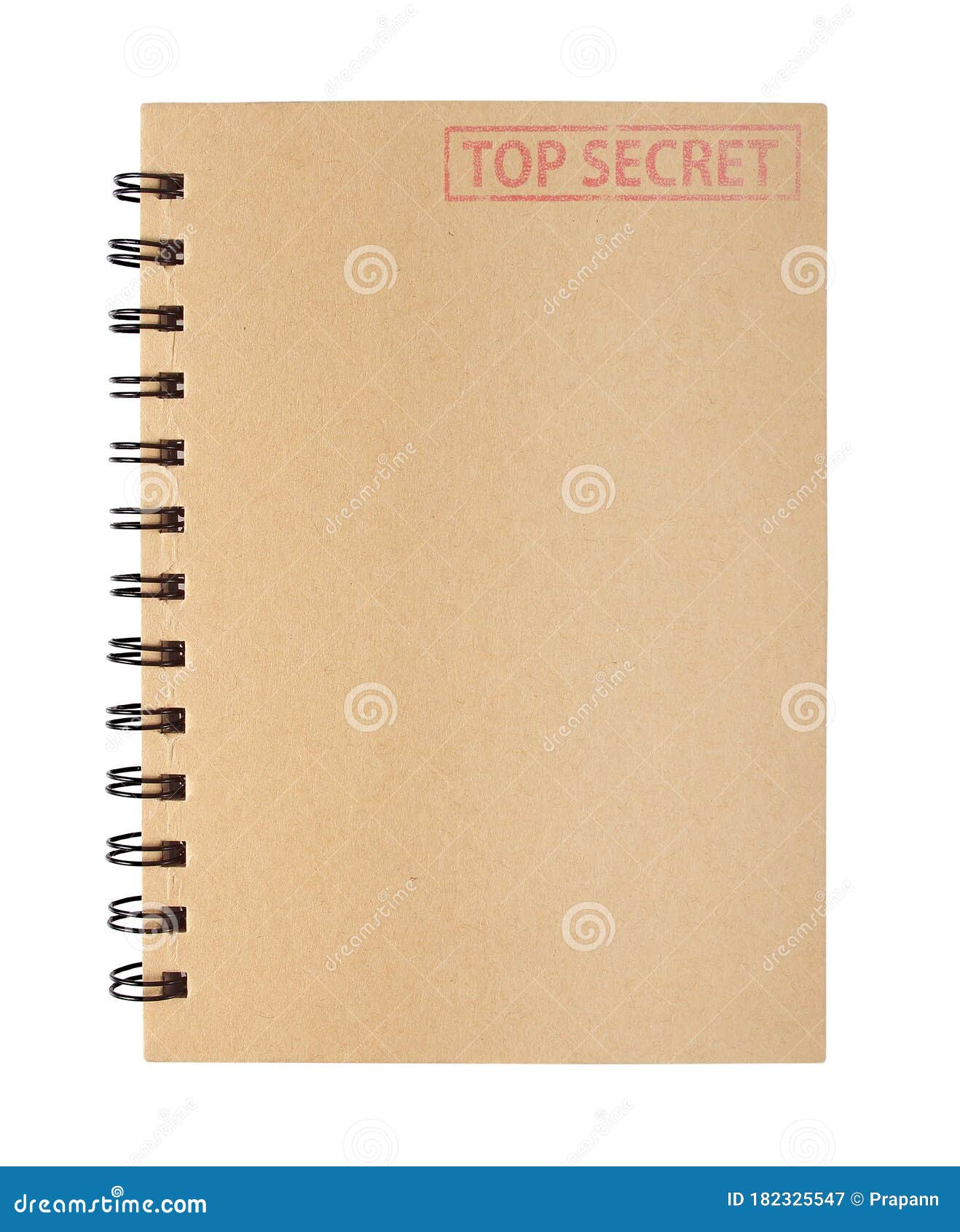 Top Secret Stamp on Notepad Isolated Stock Image - Image of page ...