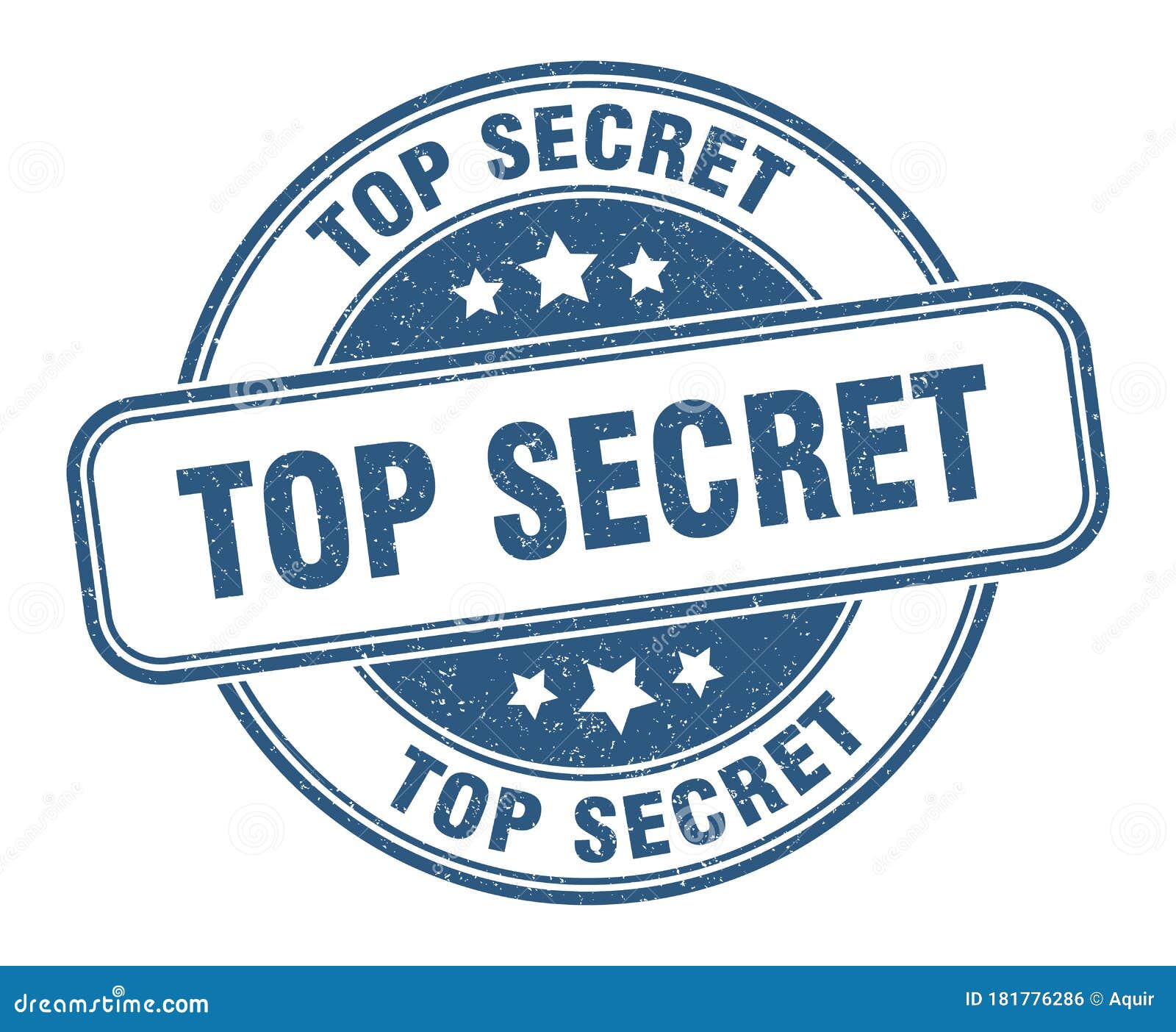 Top Secret Stamp. Top Secret Round Grunge Sign Stock Vector ...