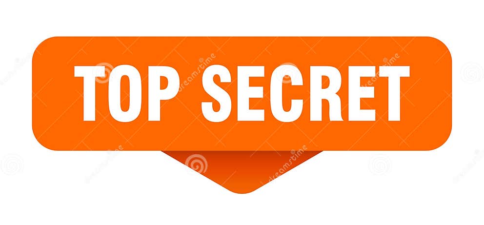 Top Secret Sticker. Top Secret Sign on Transparent Background Stock ...