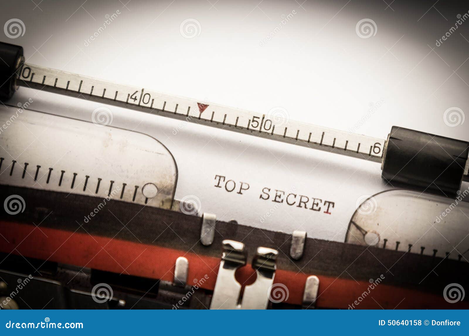Top Secret Text on Typewriter Stock Photo - Image of murderer, killer ...