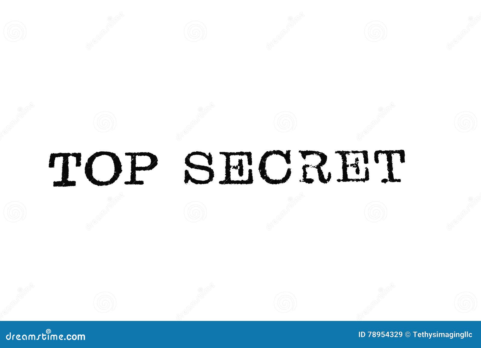 Top Secret Typewriter Type stock image. Image of secret - 78954329