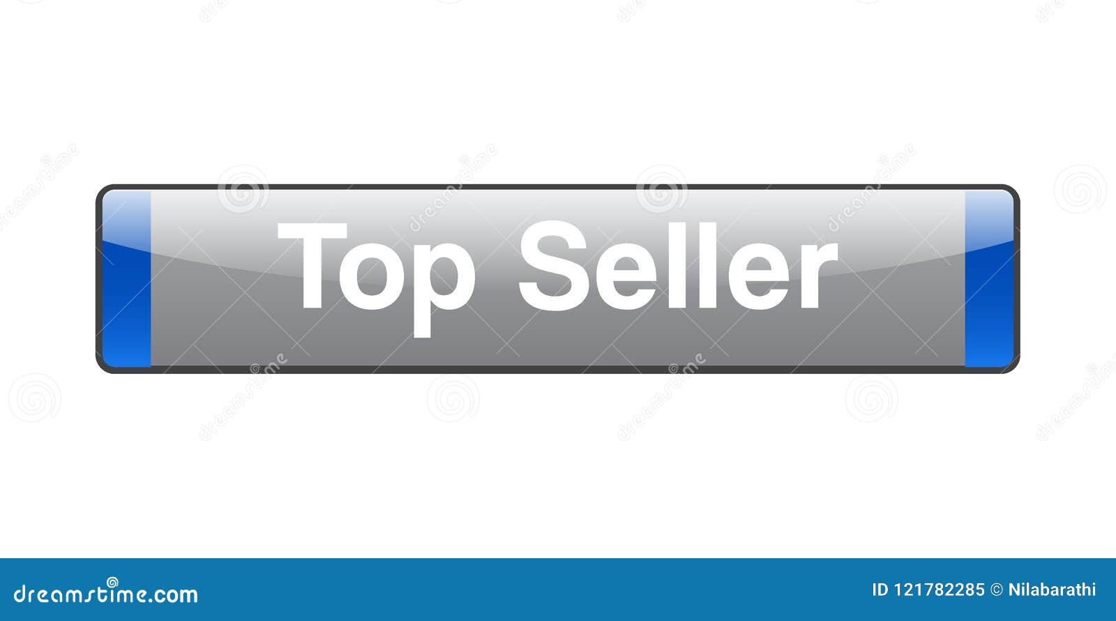 Top seller button stock illustration. Illustration of customer - 121782285