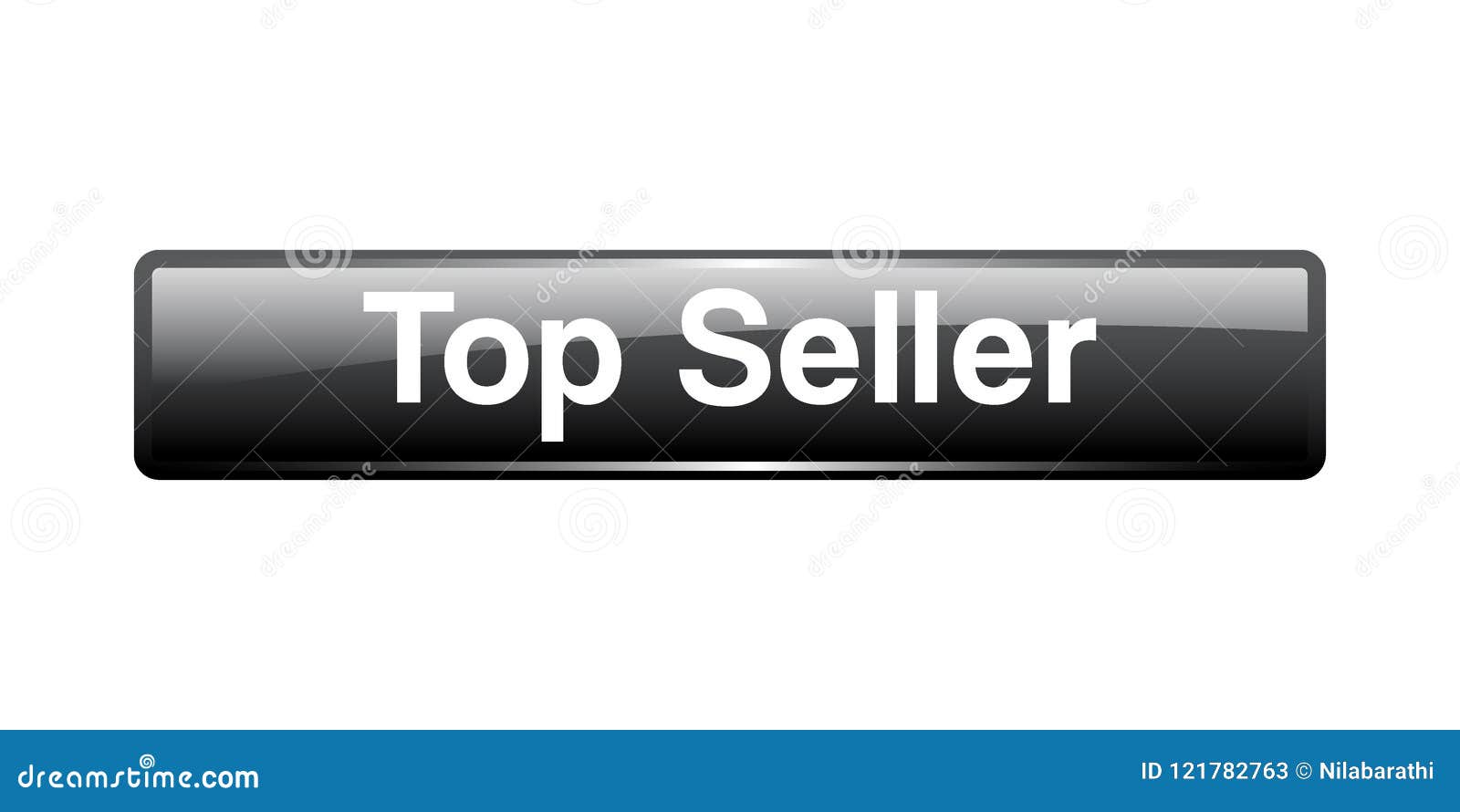 Top seller button stock illustration. Illustration of frame - 121782763