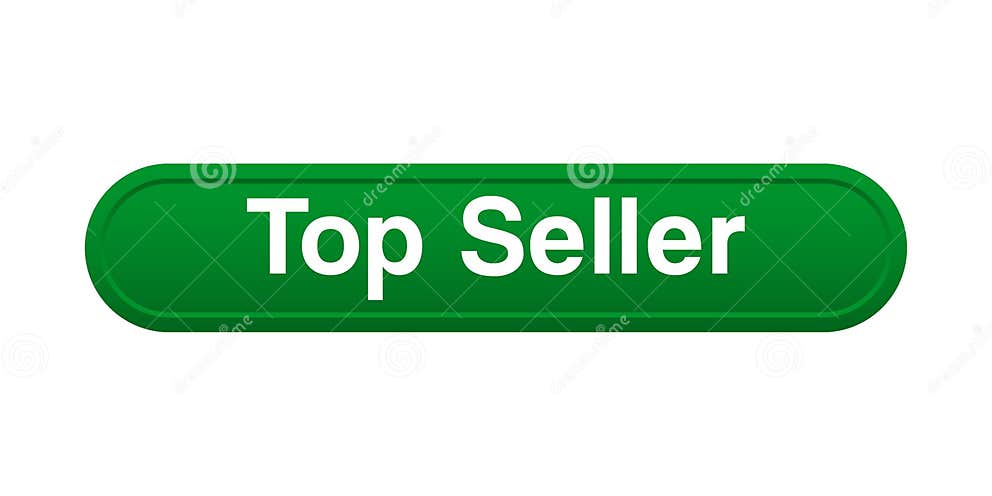 Top seller button stock illustration. Illustration of graphic - 121781450