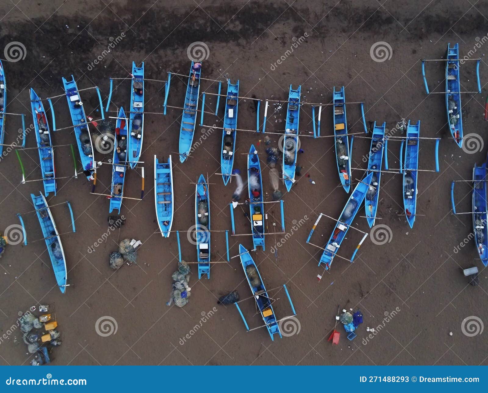 Top Shoot Drone Fishing Boat Stock Image - Image of drone, fishing ...