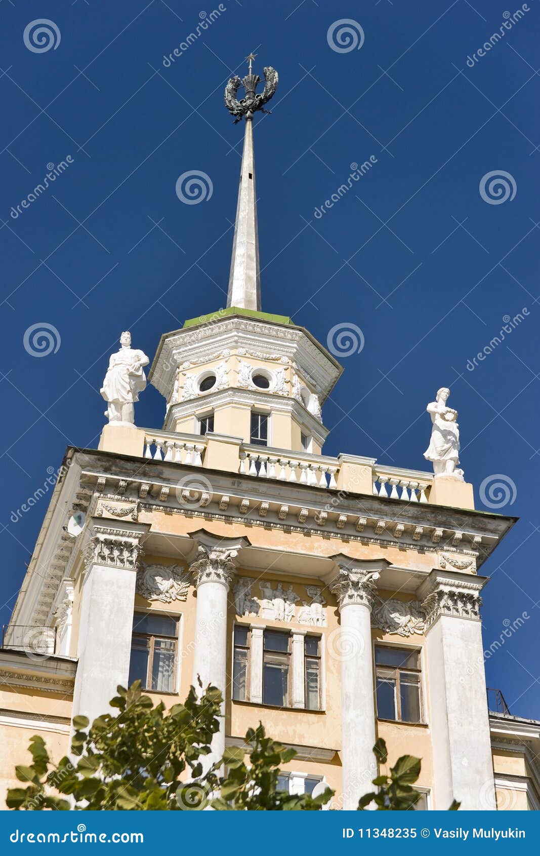 Top of the Soviet Period Building Stock Image - Image of openair, city ...