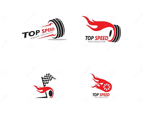 Top Speed Icon and Symbol Template Vector Stock Illustration ...