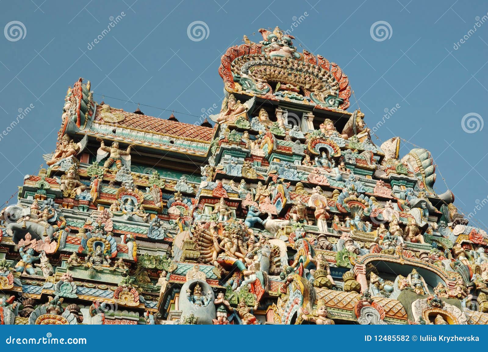 Top Of The Sri Ranganathaswamy Temple (Srirangam) Stock Photography ...