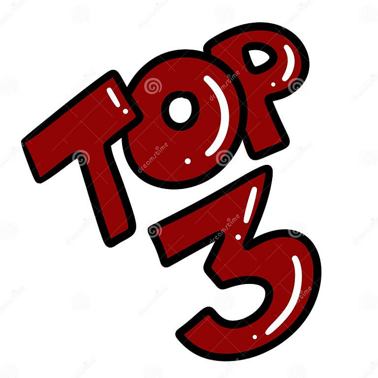 Top 3 stamp illustration stock illustration. Illustration of icon ...