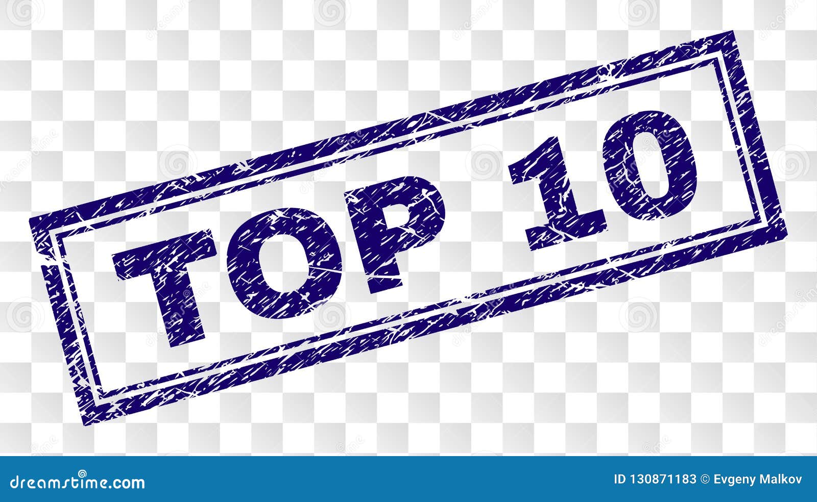 Grunge TOP 10 Rectangle Stamp Stock Vector - Illustration of corroded ...