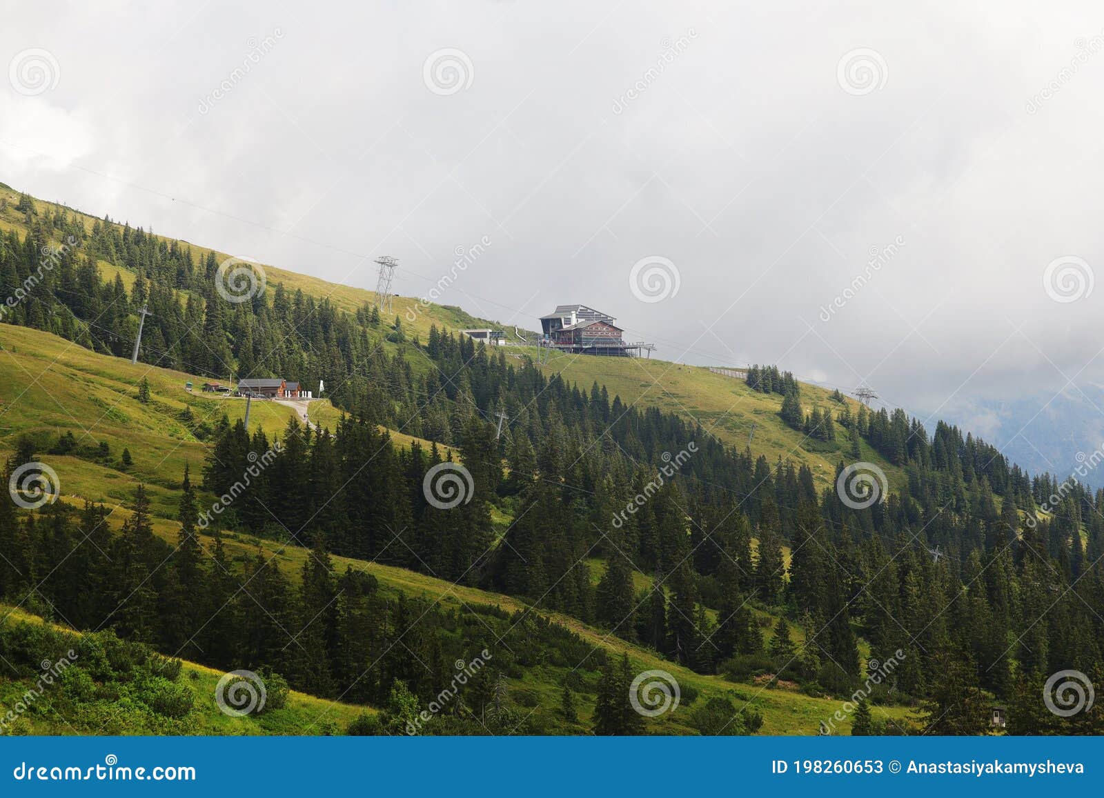 The Top Station of Fellhorn Cable Car, Oberstdorf Stock Image - Image ...