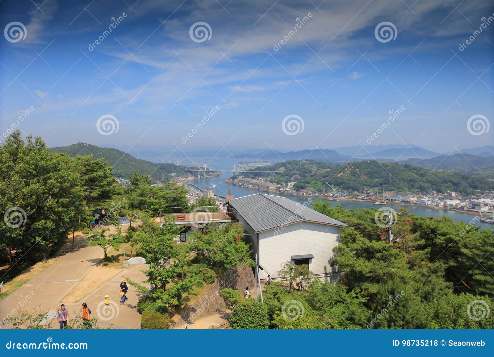 The Top Station of Senkoji Ropeway Editorial Stock Photo - Image of ...