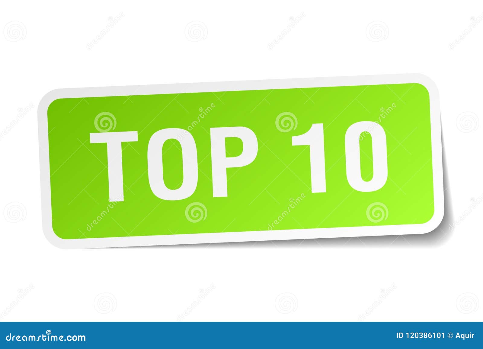 Top 10 sticker stock vector. Illustration of isolated - 120386101