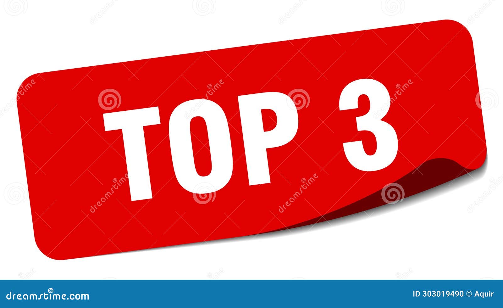 Top 3 sticker. top 3 label stock vector. Illustration of template ...