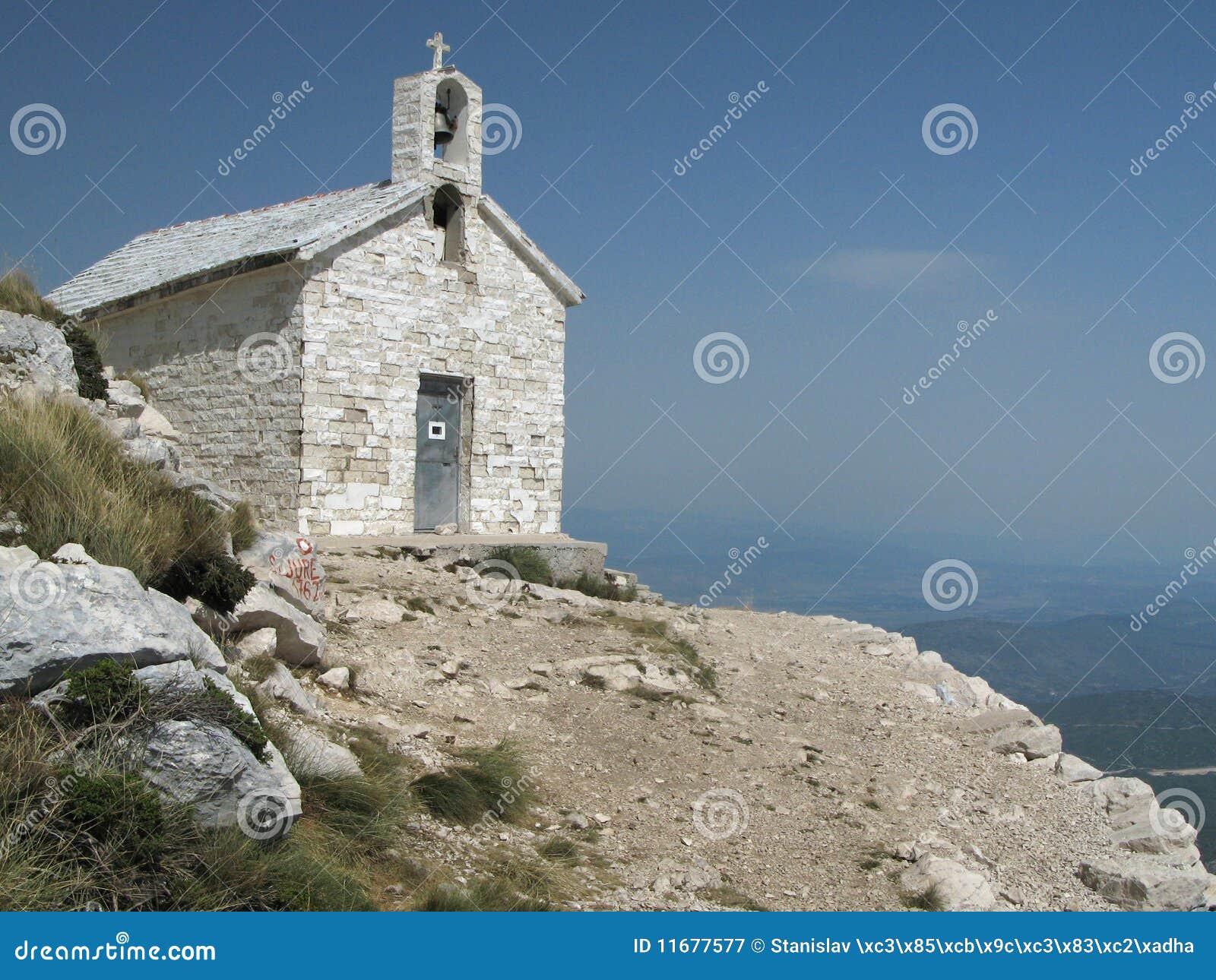 On the top of Sv. Jure stock image. Image of mountain - 11677577