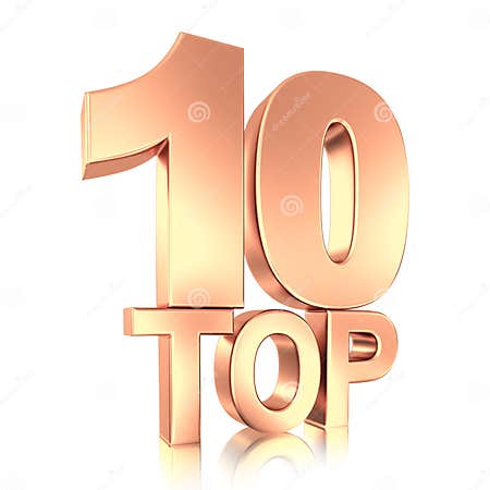 Top ten stock illustration. Illustration of single, rating - 15576487
