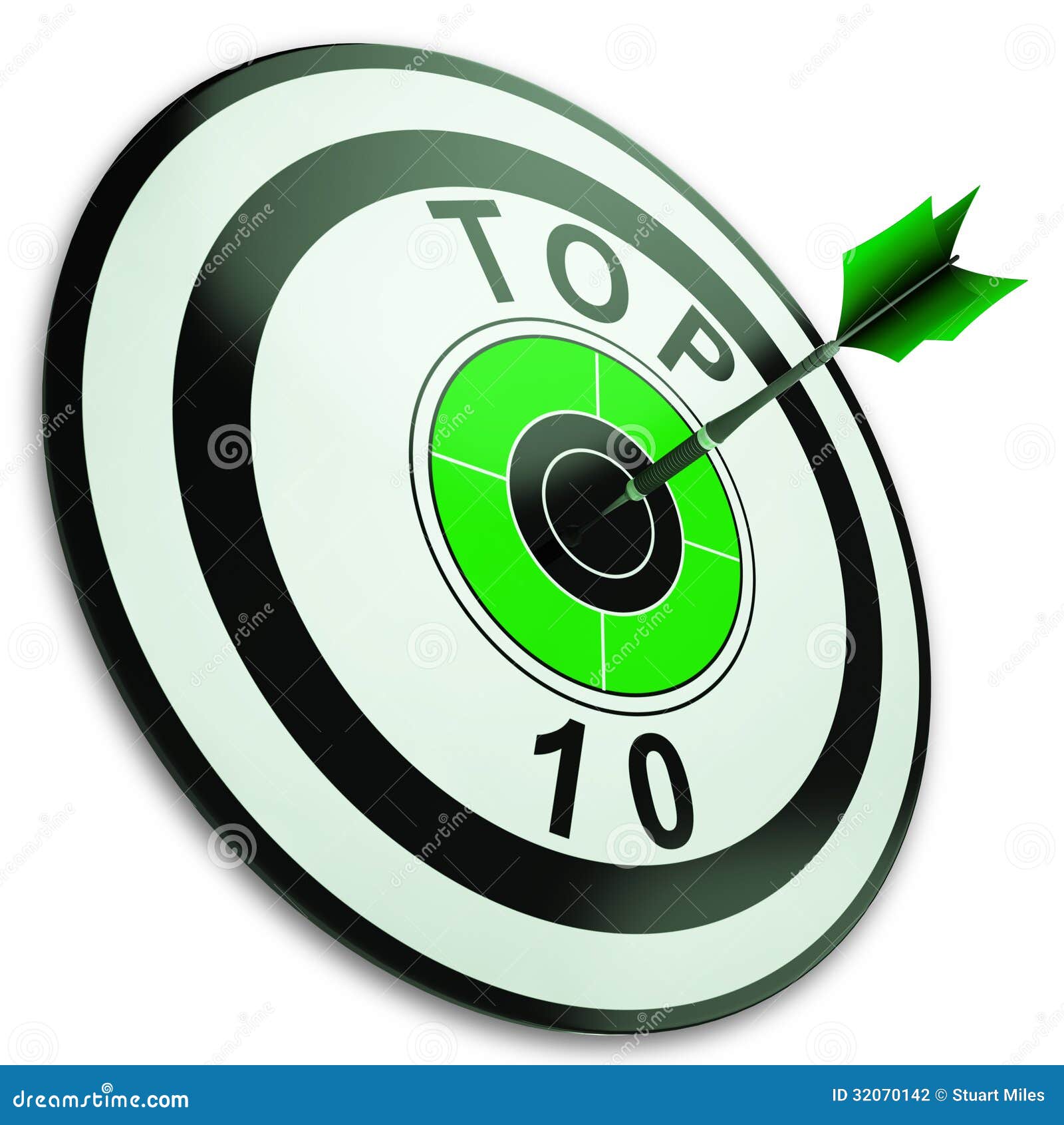 Top Ten Button Shows Best Rated Stock Illustration - Illustration of ...