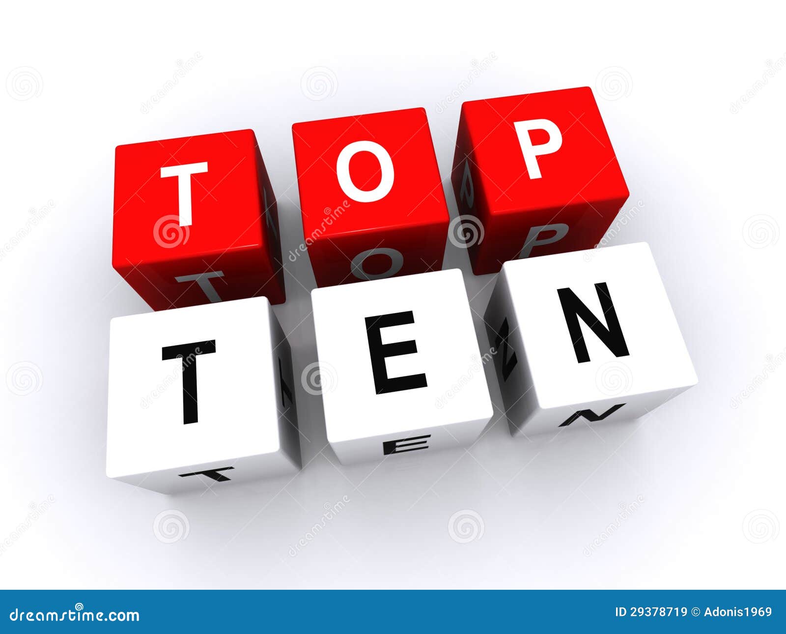 Top ten sign stock illustration. Illustration of white - 29378719