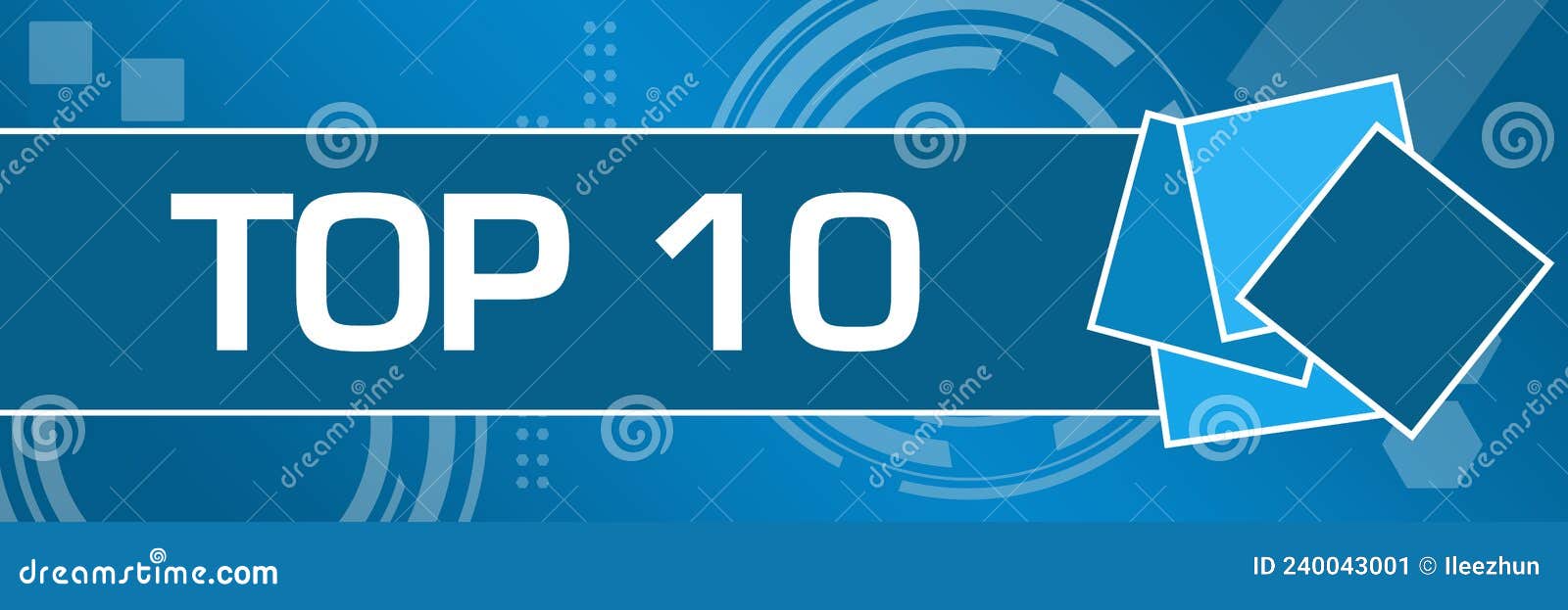 Top Ten Technology Background Squares Texture Blue Stock Illustration ...