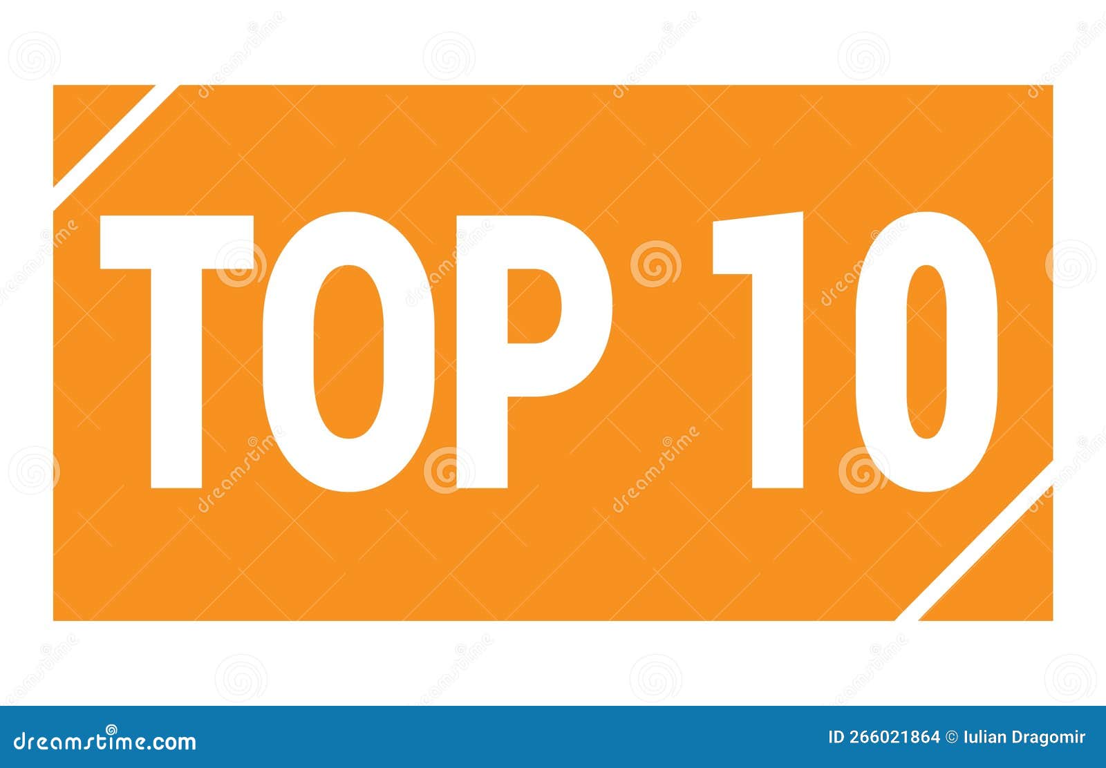 TOP 10 Text Written on Orange Stamp Sign Stock Illustration ...