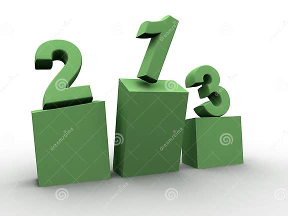 Top three winners stock illustration. Illustration of champion - 4463826