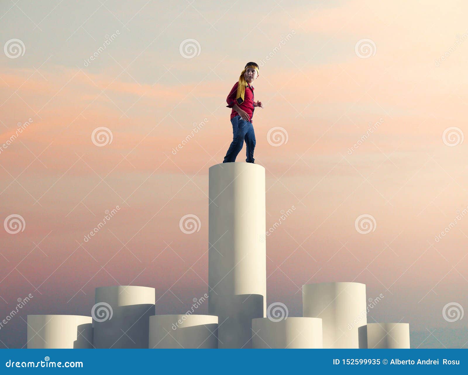 Top tier columns stock image. Image of colorful, professional - 152599935