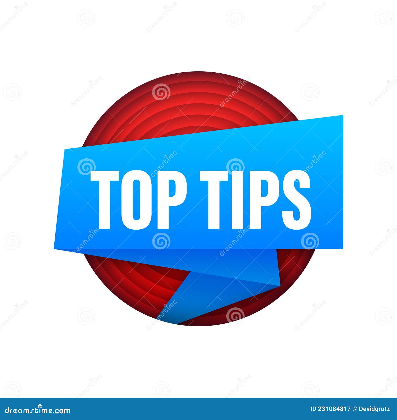 Top Tips. Banner with Top Tips Isolated on White Background. Web Design ...