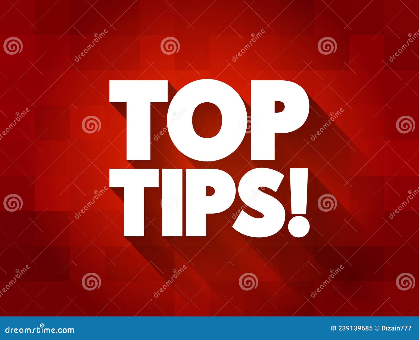 Top Tips Text Quote, Concept Background Stock Illustration ...