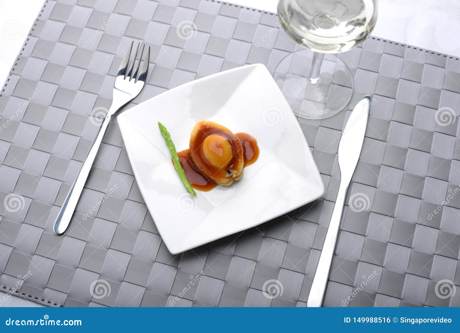 Top View of Abalone Servings in a Resturant Stock Photo - Image of asia ...