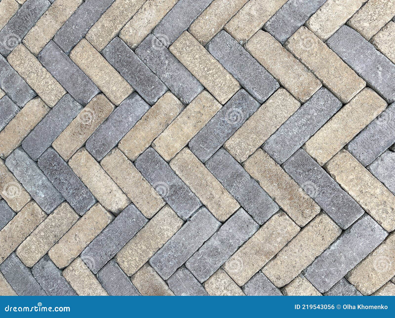 Top View of Abstract Beige and Gray Stone Tiles Background. Stock Photo ...