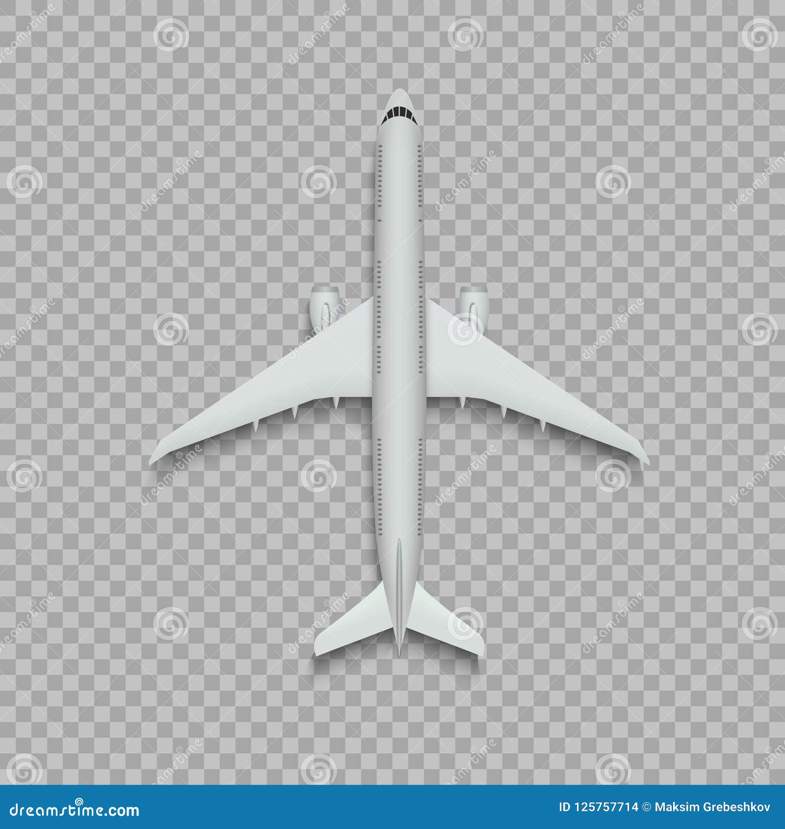 Top View Airplane Flying On 3d Illustrations | CartoonDealer.com #272619345