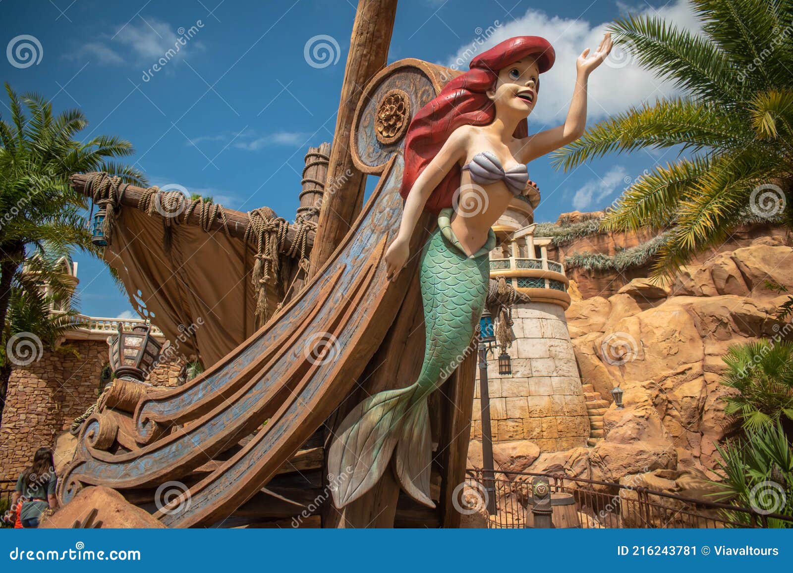 Top View of Ariel Statue in Magic KIngdom 140 Editorial Photo - Image ...