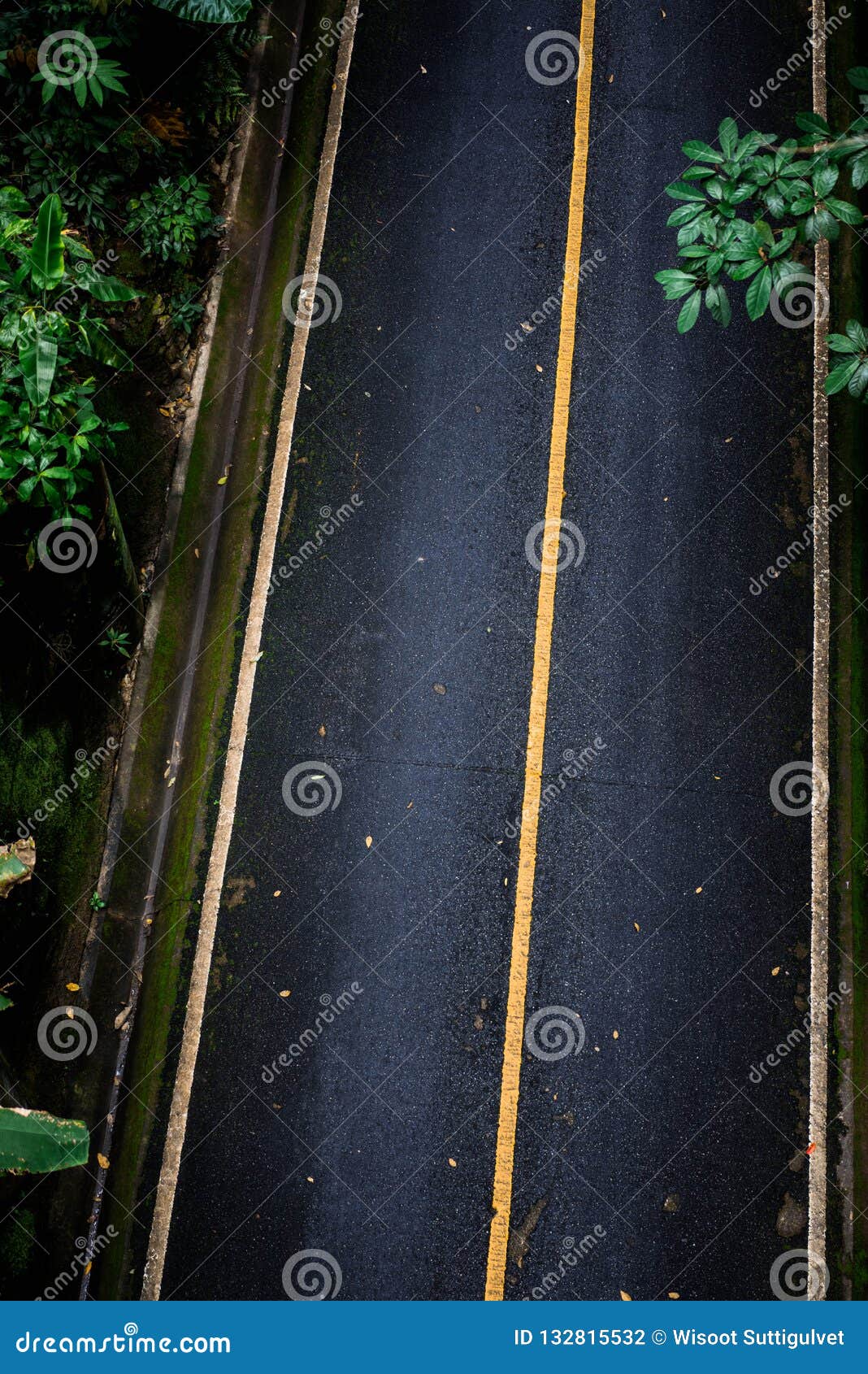 Top View of Asphalt Texture Background. Empty Road from Top View Stock ...