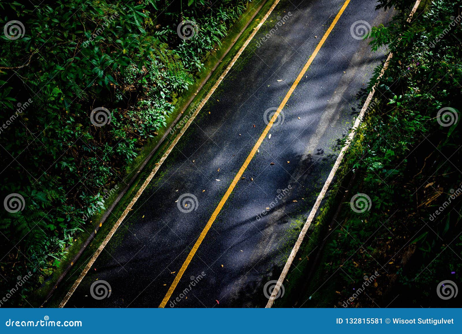 Top View of Asphalt Texture Background. Empty Road from Top View Stock ...