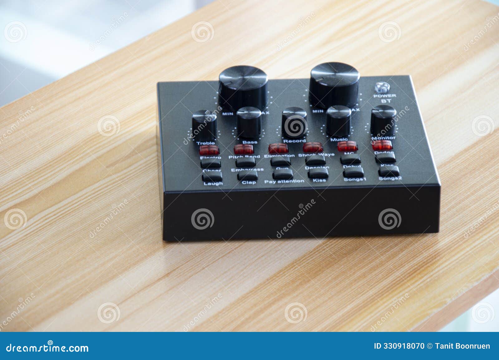 Top View of Audio Mixer, Various Audio Mixers Stock Photo - Image of ...
