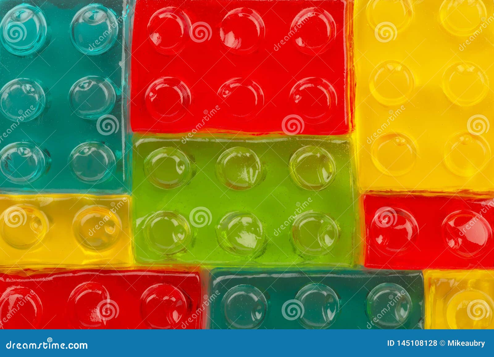 Top View on Background Texture of Colorful Jelly Dessert. Stock Photo ...