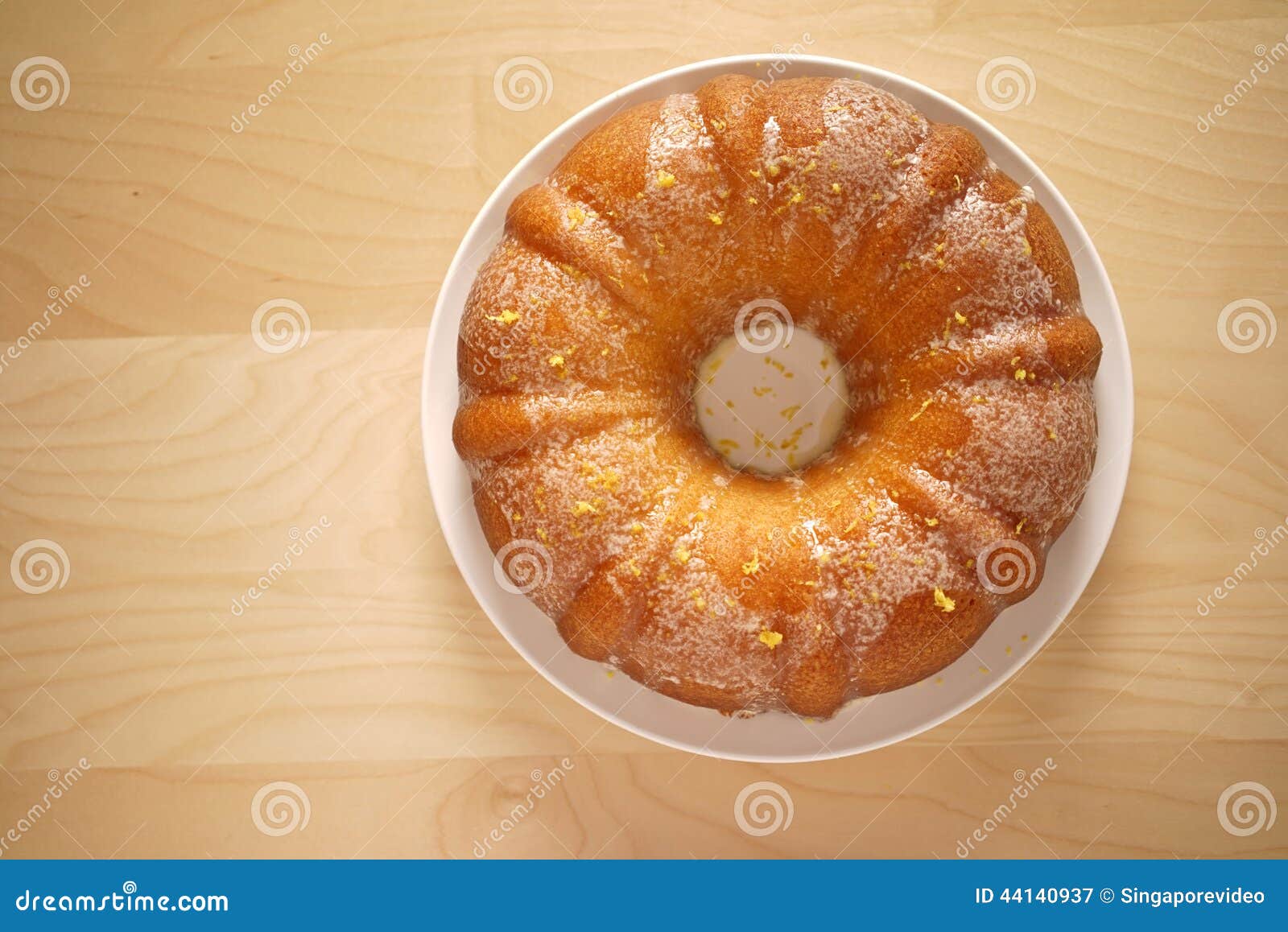 Round Cake With Fresh Fruits Stock Photo | CartoonDealer.com #38967918