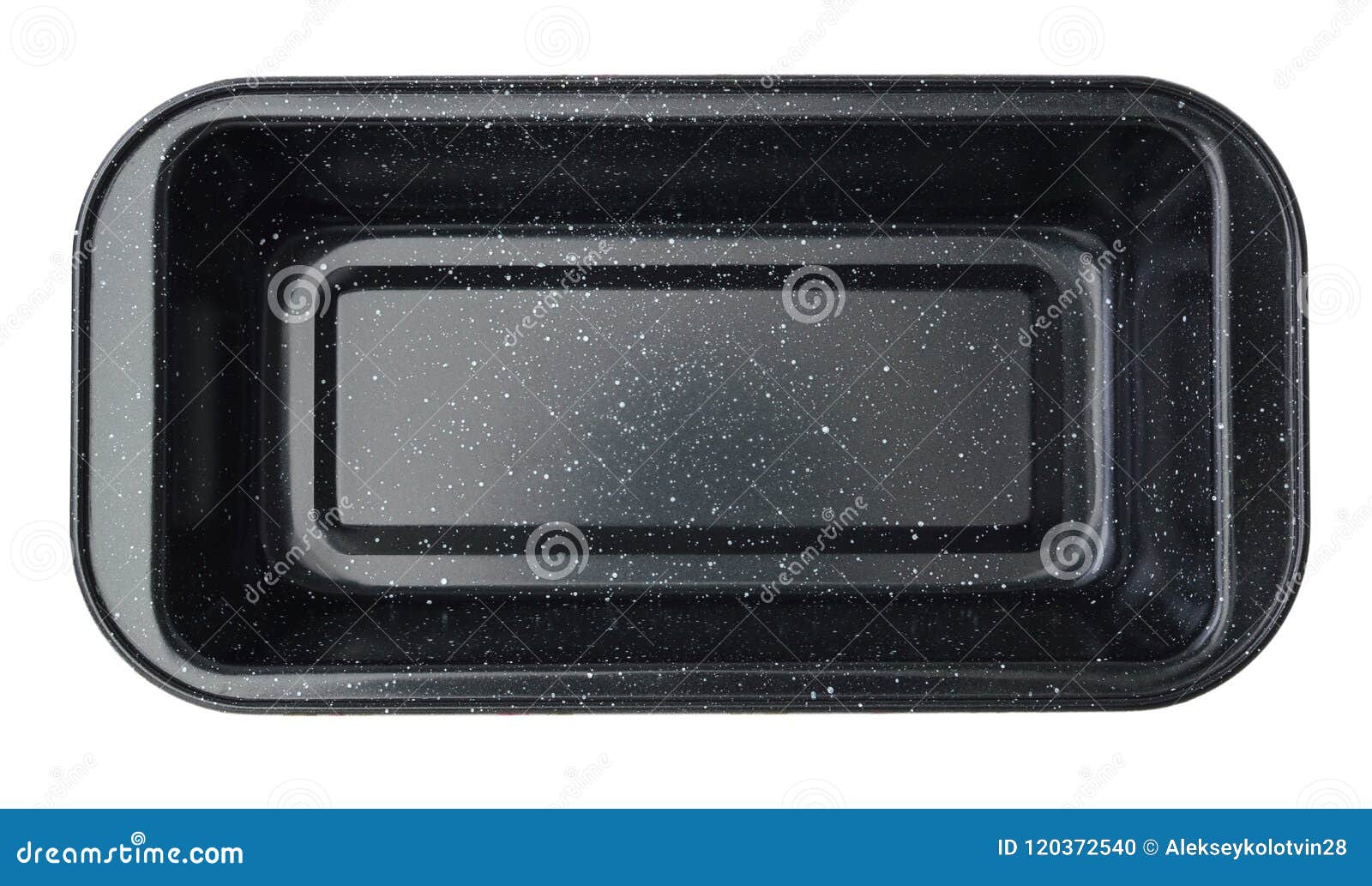 Top View Baking Tray Isolated on White for Use in Layouts and I Stock ...