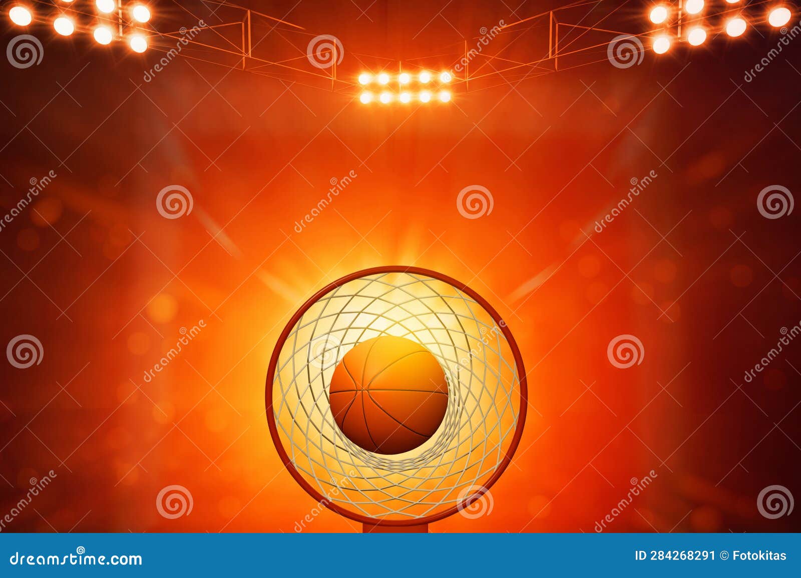 Top View Basketball Hoop on 3d Illustrations Stock Illustration ...